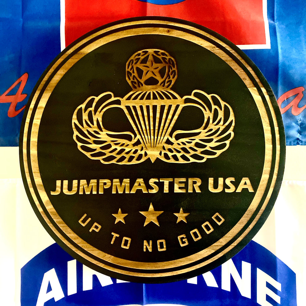 Custom Wood Rounds - Logo Centered Round Cutout – Jumpmasterusa
